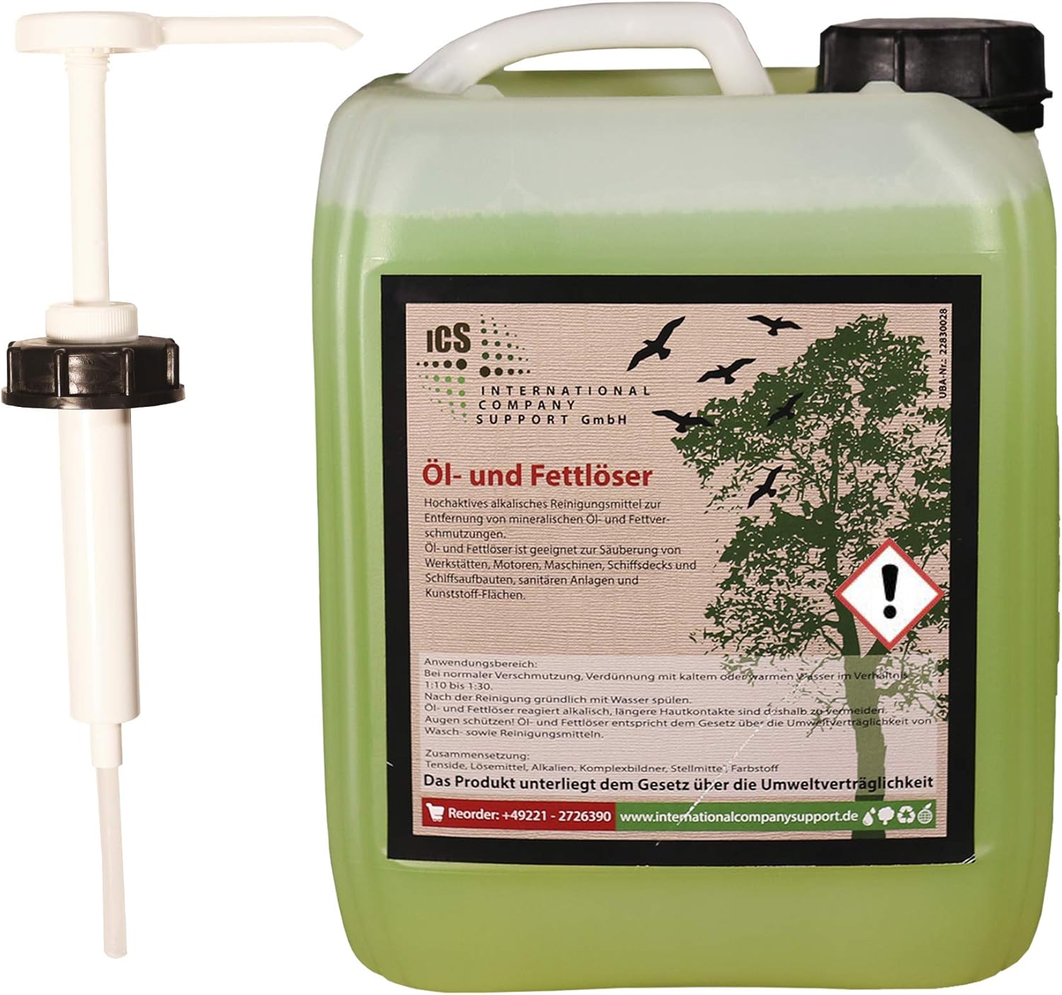 Energy Clean 600 Öl- und Fettlöser Hoch Konzentriert salmiakverstärkt ...