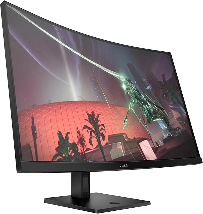 Amazon.com: HP OMEN 32c QHD 165Hz Curved Gaming Monitor, QHD Display ...