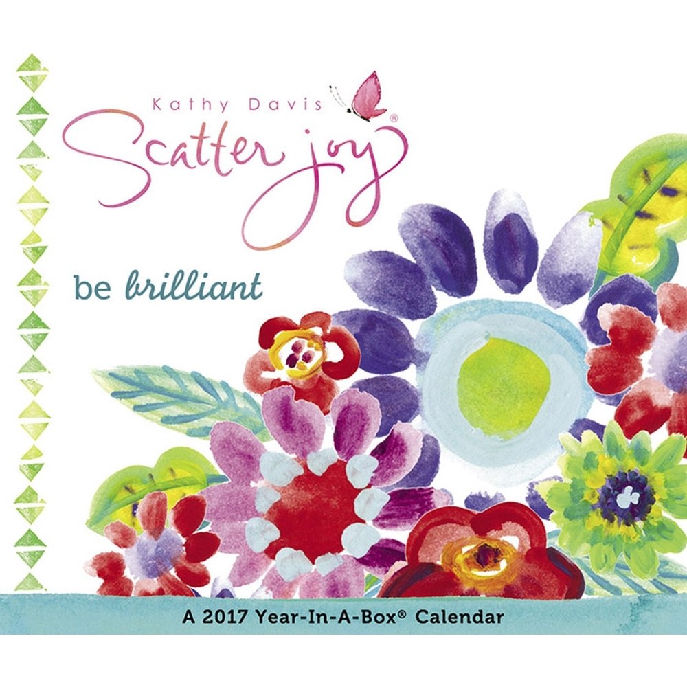 Kathy Davis - Scatter Joy Year-In-A-Box Calendar (2017): Year-In-A-Box ...