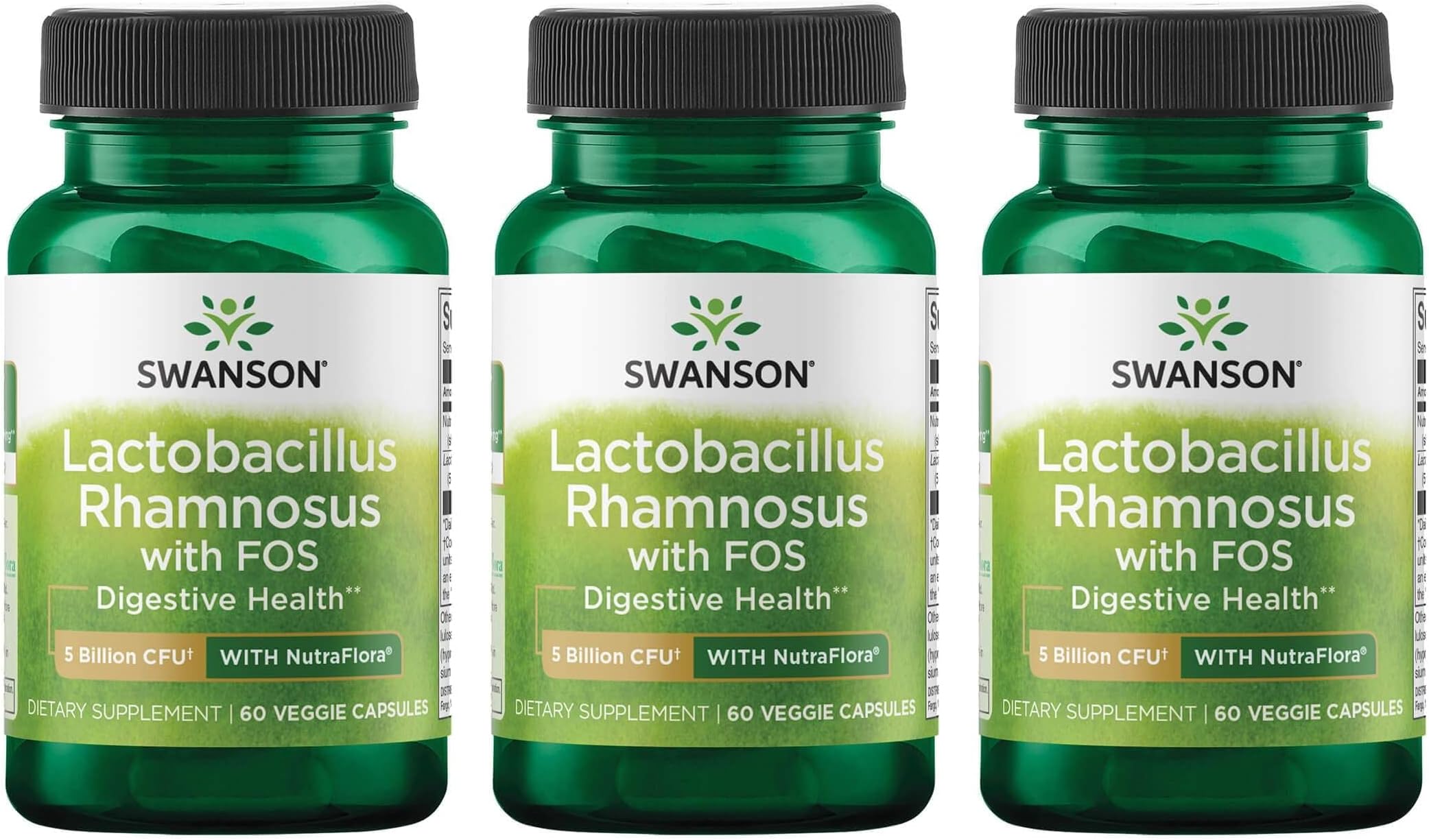 Amazon.com: Swanson Lactobacillus Rhamnosus with FOS - Probiotic ...