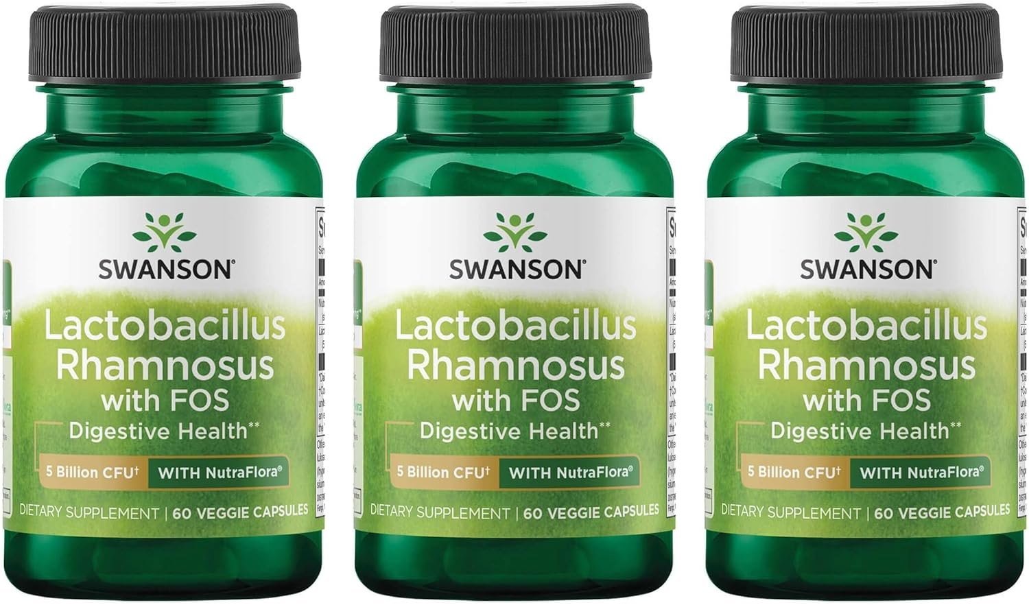 Amazon.com: Swanson Lactobacillus Rhamnosus with FOS - Probiotic ...