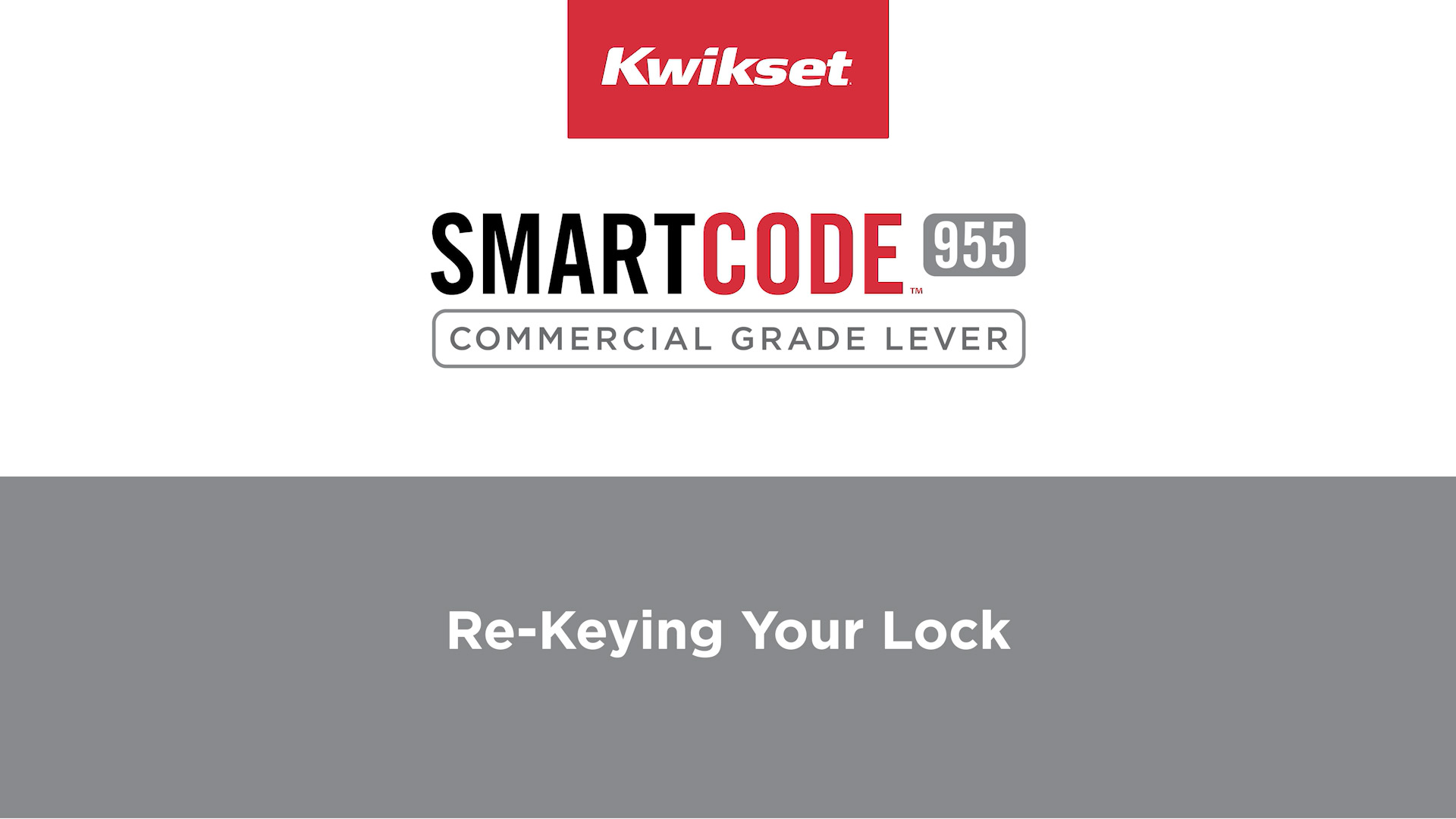 Watch Kwikset SmartCode 955- Re-Keying Your Lock on Amazon Live