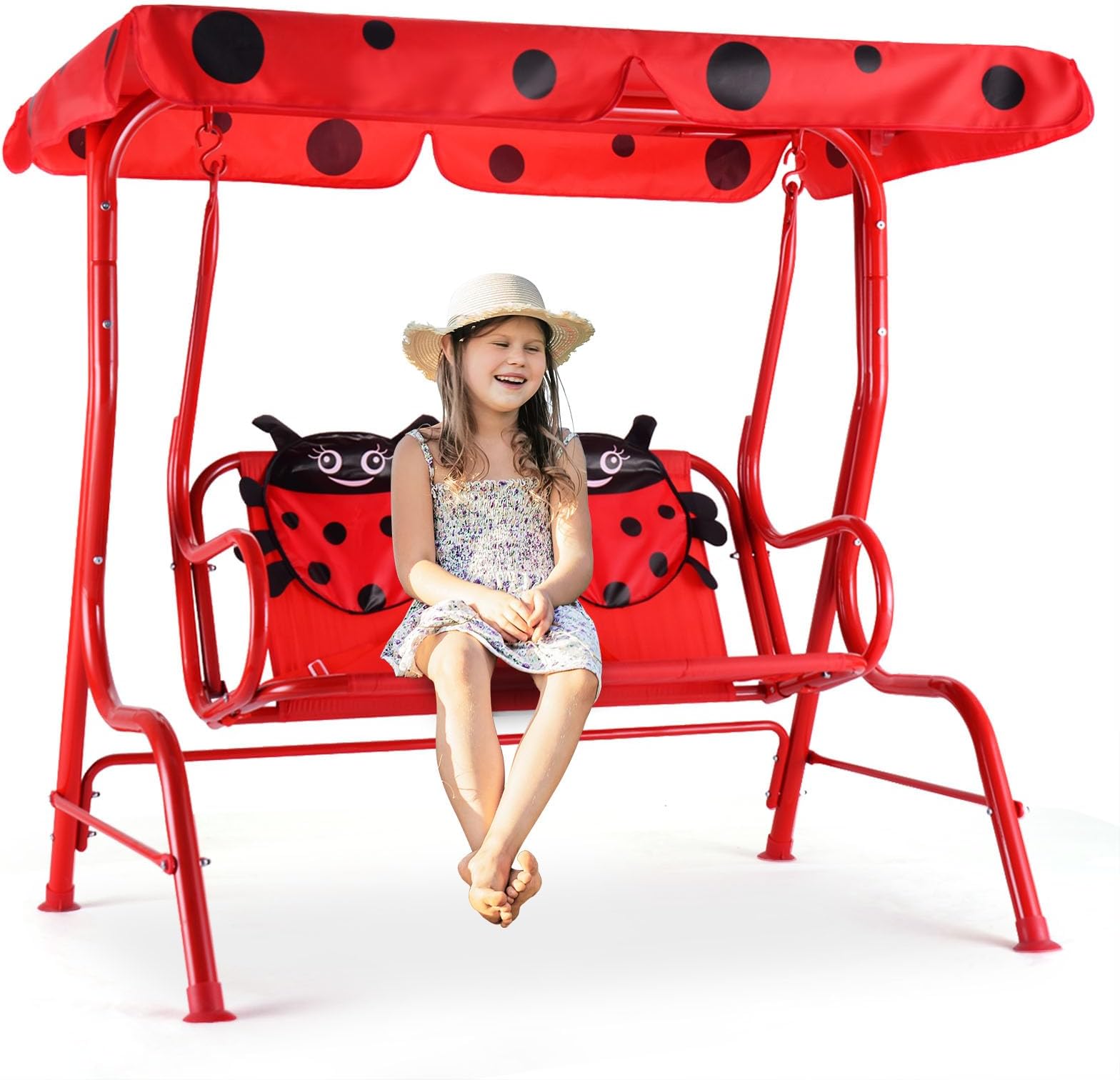 Amazon.com : Casart Children's Swing, Patio Swing with Safety Belt and ...