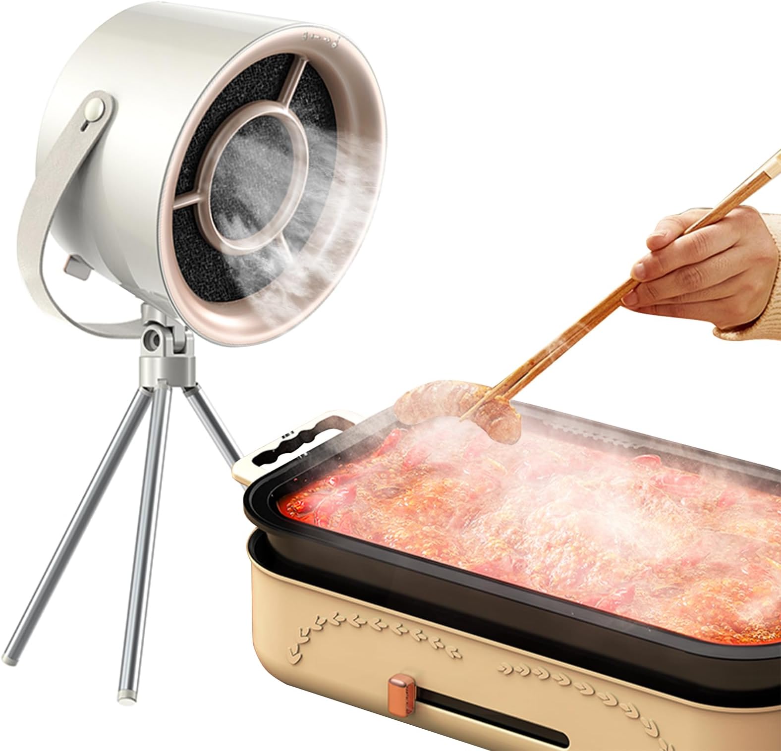 Amazon.com: Portable Range Hood, 3-Speed Desktop Range Hoods with 10 ...