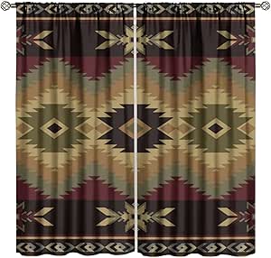 Amazon.com: SHElifestyle Aztec Window Curtains for Bedroom, Native ...