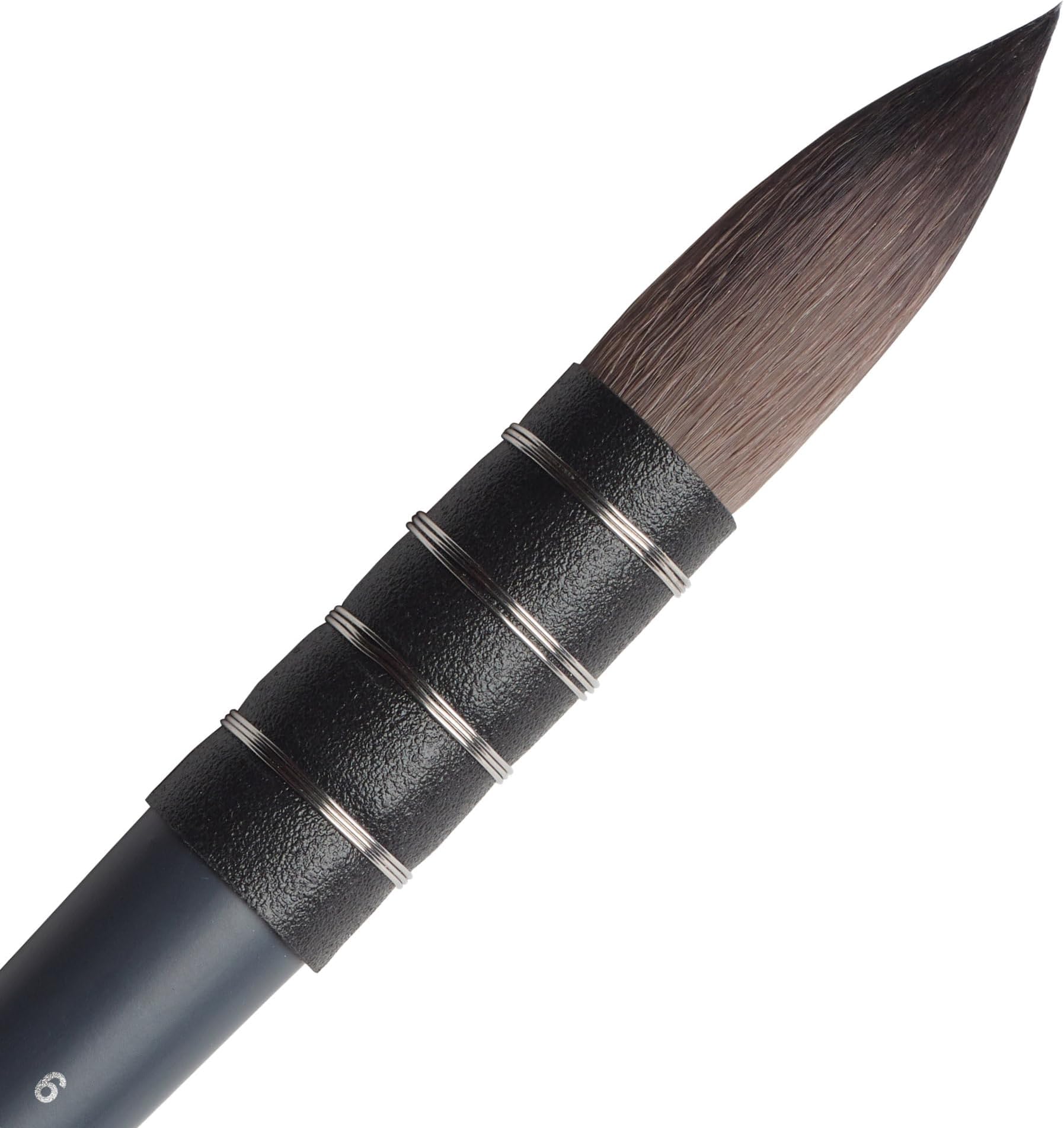ESCODA Set 3 Watercolor Brushes - N.8,12,18 Round Pointed Synthetic ...
