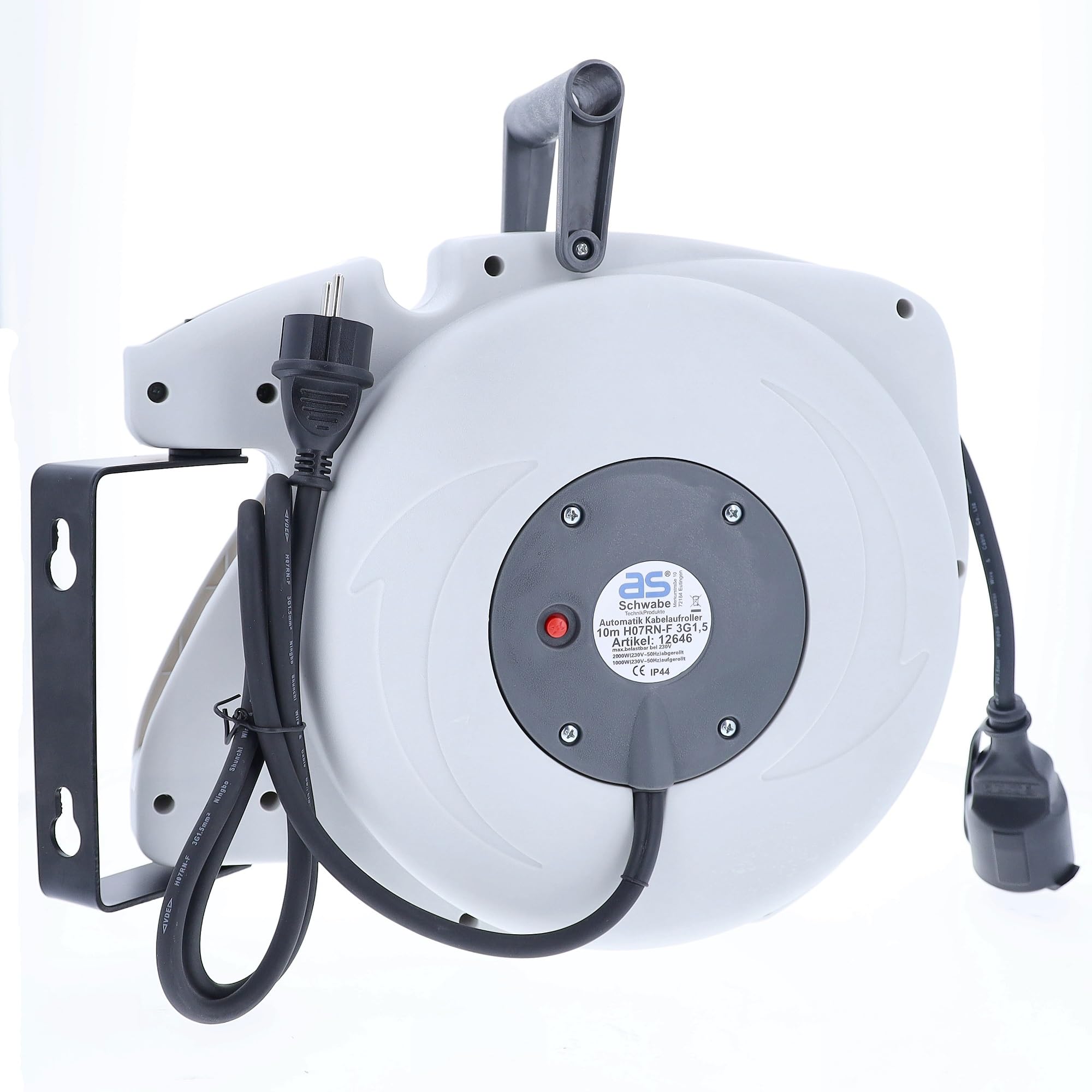 as - Schwabe Automatischer Kabelaufroller 10 m H07RN-F 3G1,5, mit Easy ...
