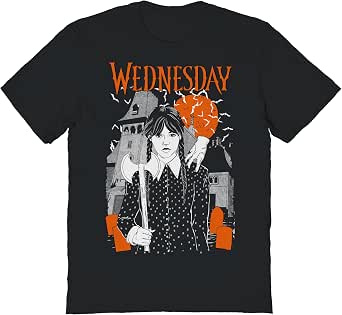 Amazon.com: 2Bhip Wednesday T Shirt for Men & Women Gothic Addams Crew ...