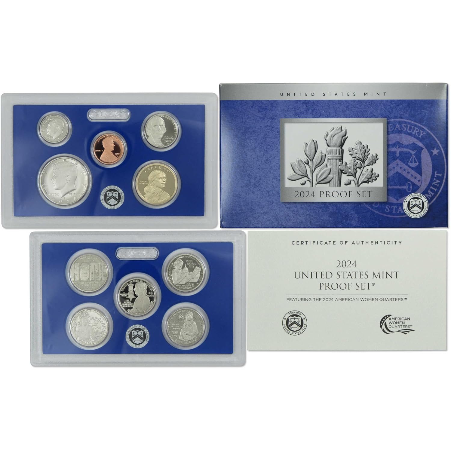 2024 Clad Proof Set U.S. Mint Original Government Packaging OGP COA at ...