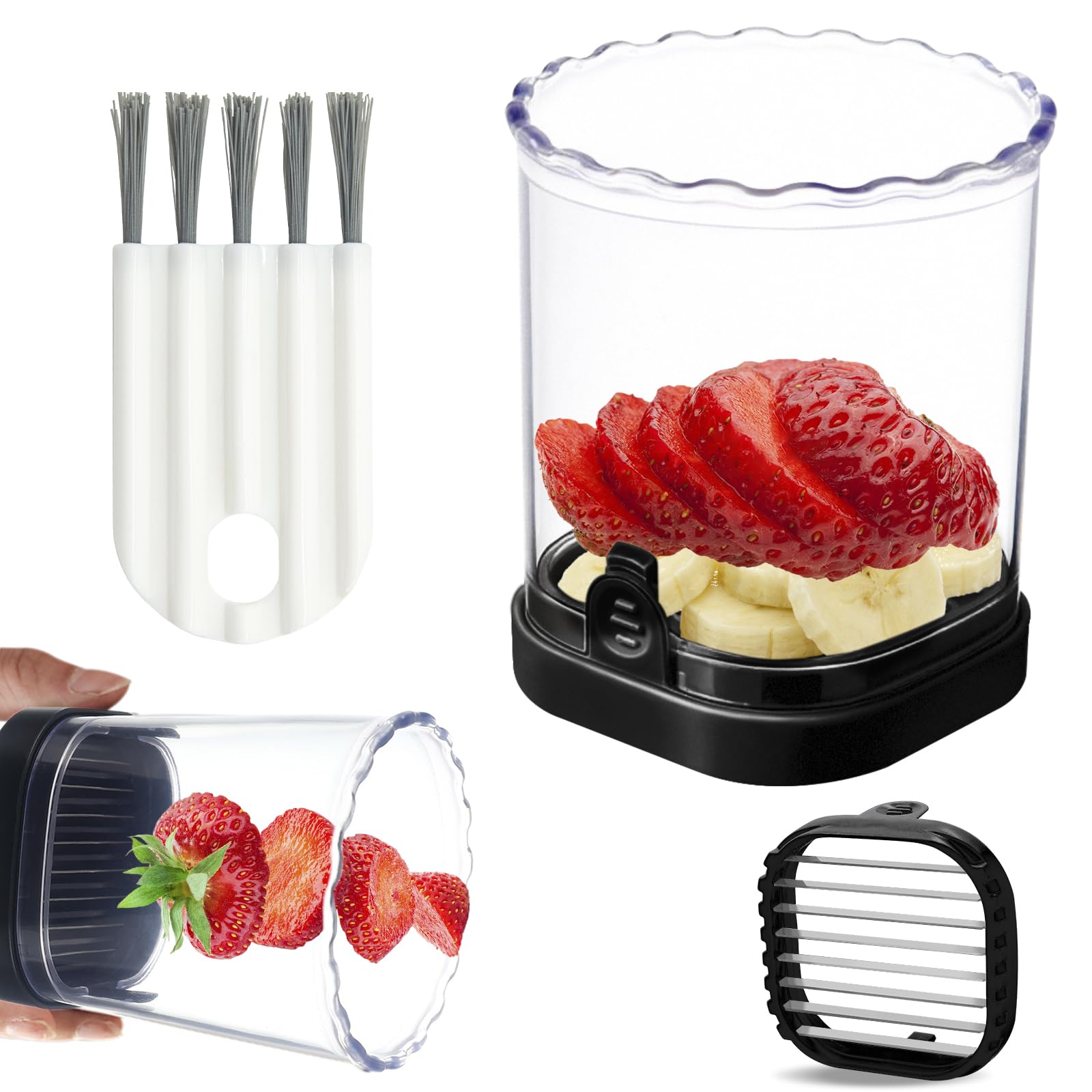 Amazon.com: Strawberry Slicer Cup：Fruit Cutter Slicer Cup for ...