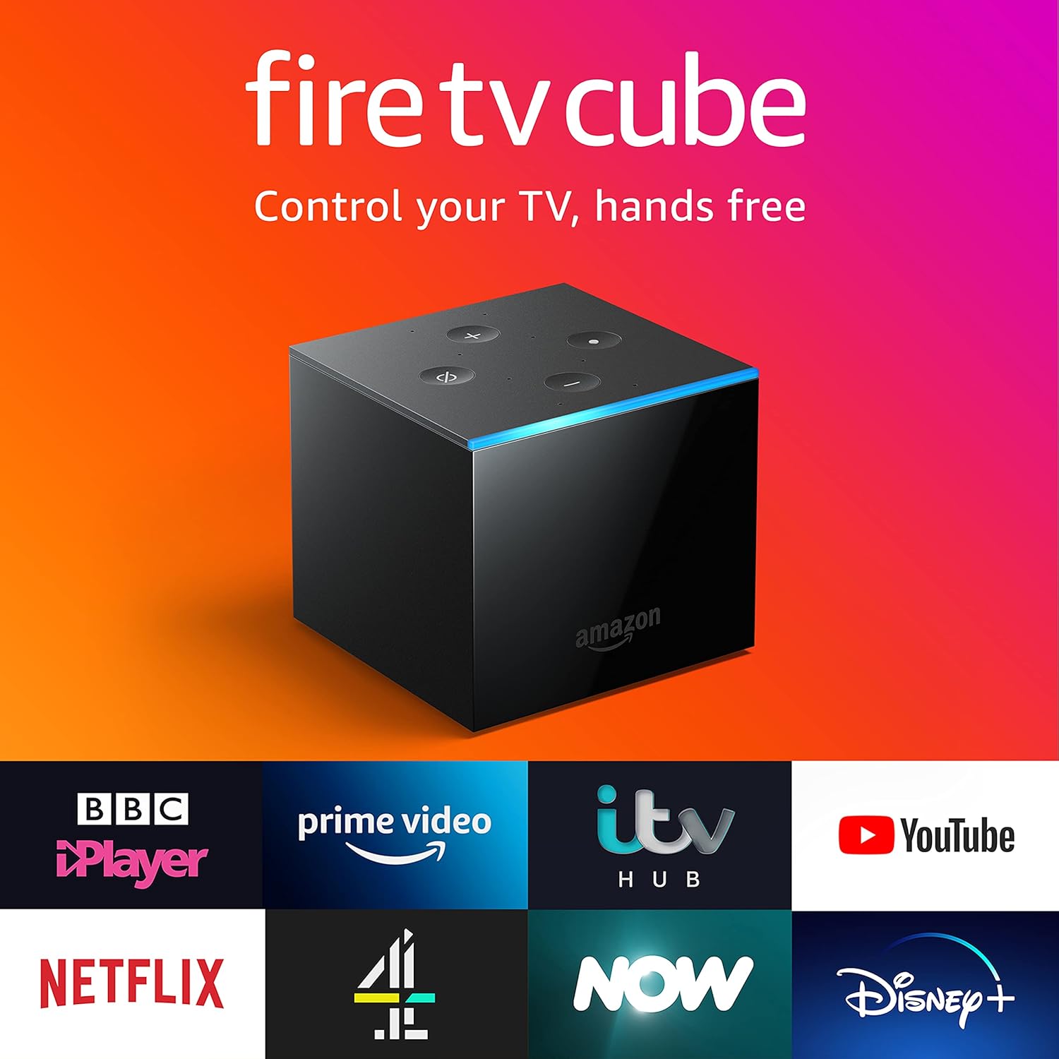 Fire TV Cube, Certified Refurbished | Hands free with Alexa, 4K Ultra ...