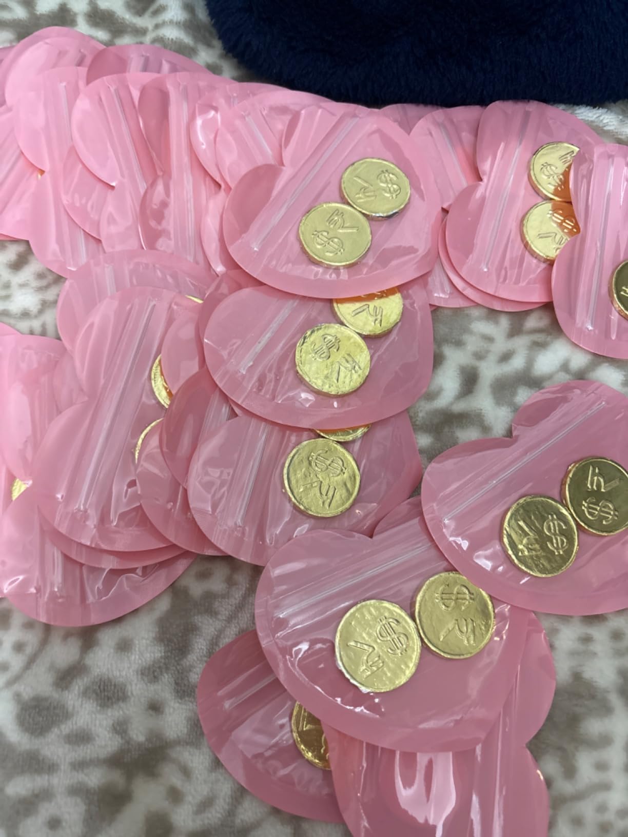 NEOUTH 100 Pieces 9x5cm Small Bags for Business, Zip Lock Pouch, Heart ...