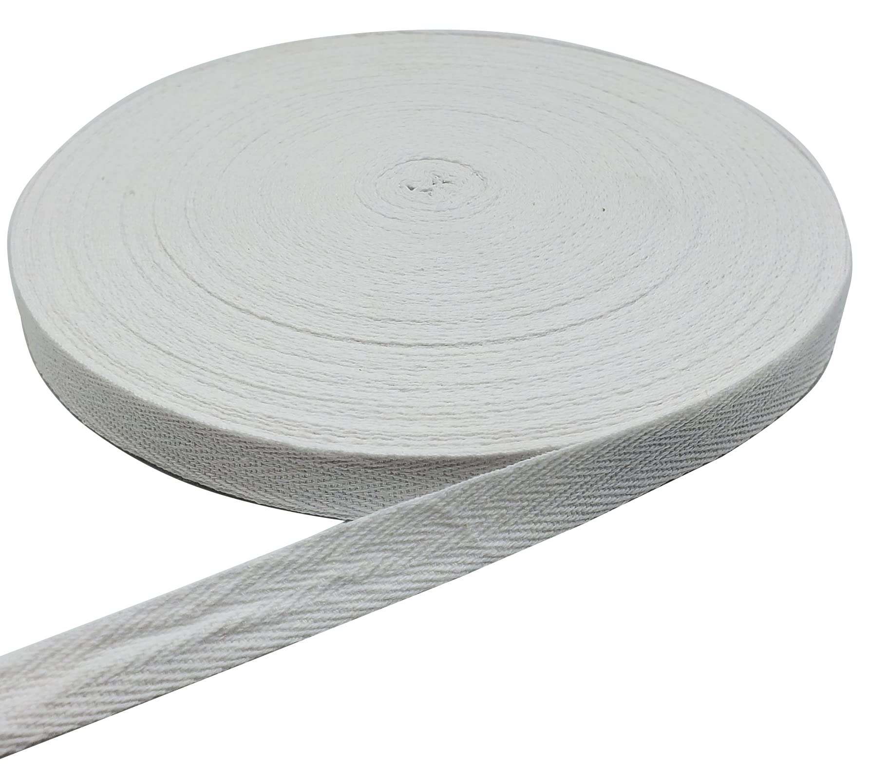 Amazon.com: 50 Yards Herringbone Tape Ribbon, Cotton Twill Tape Ribbon ...