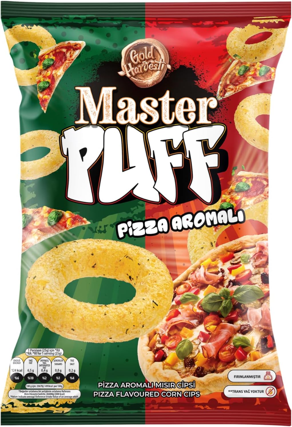 Master Puff Pizza Çeşnili Mısır Çerezi 90gr - OnuAl Fiyat Arşivi