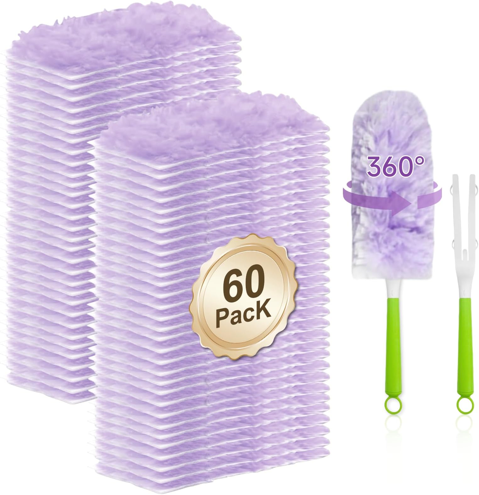 Amazon.com: Pledge Duster Plus Kit,kit includes One handle and 2 duster ...