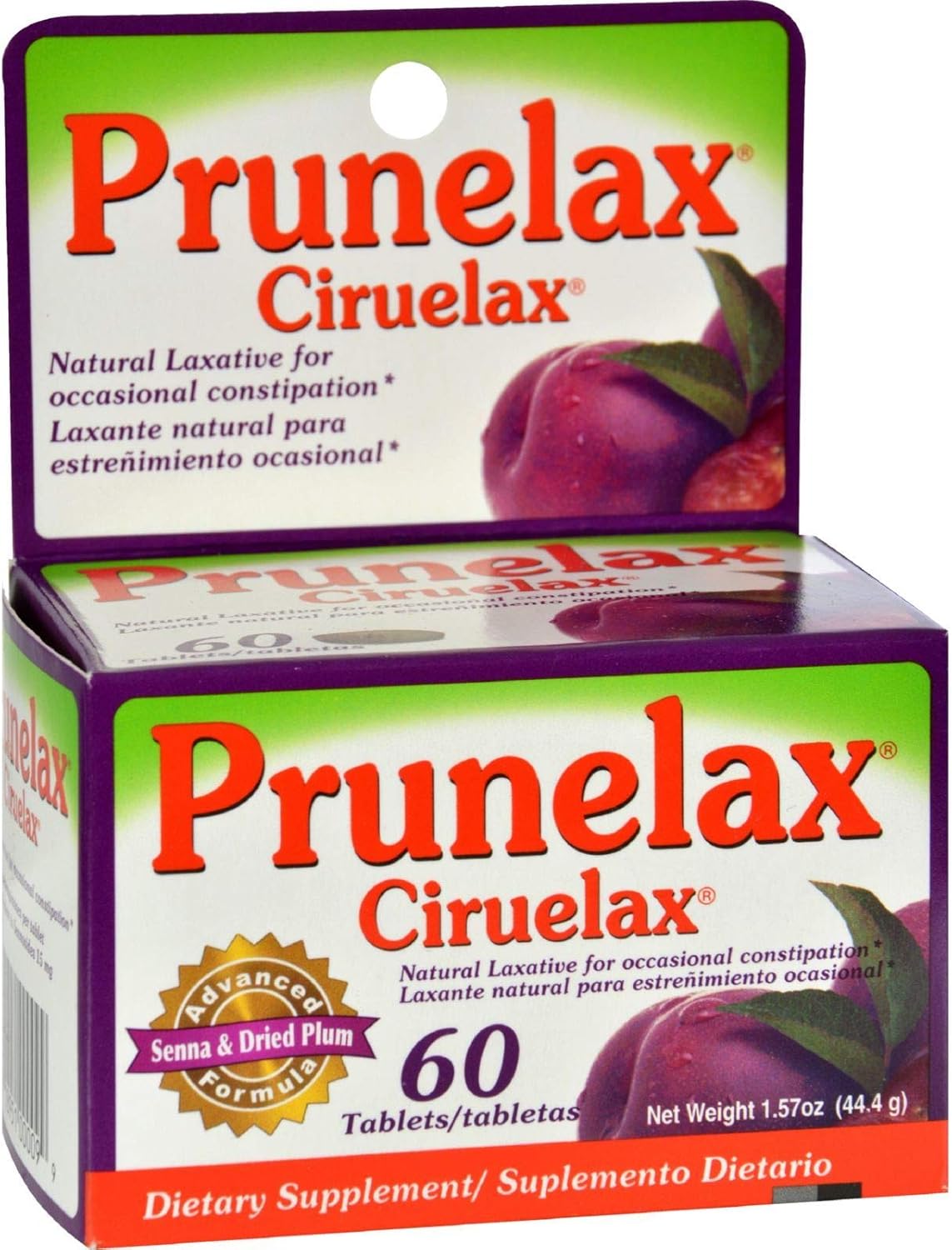 Amazon.com: Prunelax Ciruelax Laxatives Tabs - 60ct : Health & Household