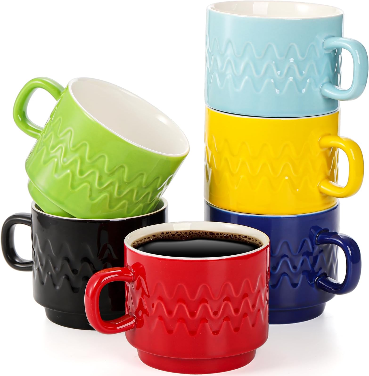 Amazon.com: Japard Metal Coffee Mugs Stainless Steel Insulated Cup ...