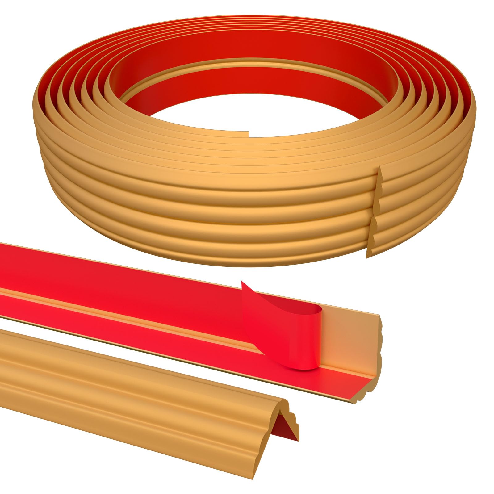 Snapklik.com : Flexible Inside & Outside Corner Trim Moulding, 2.3in X ...