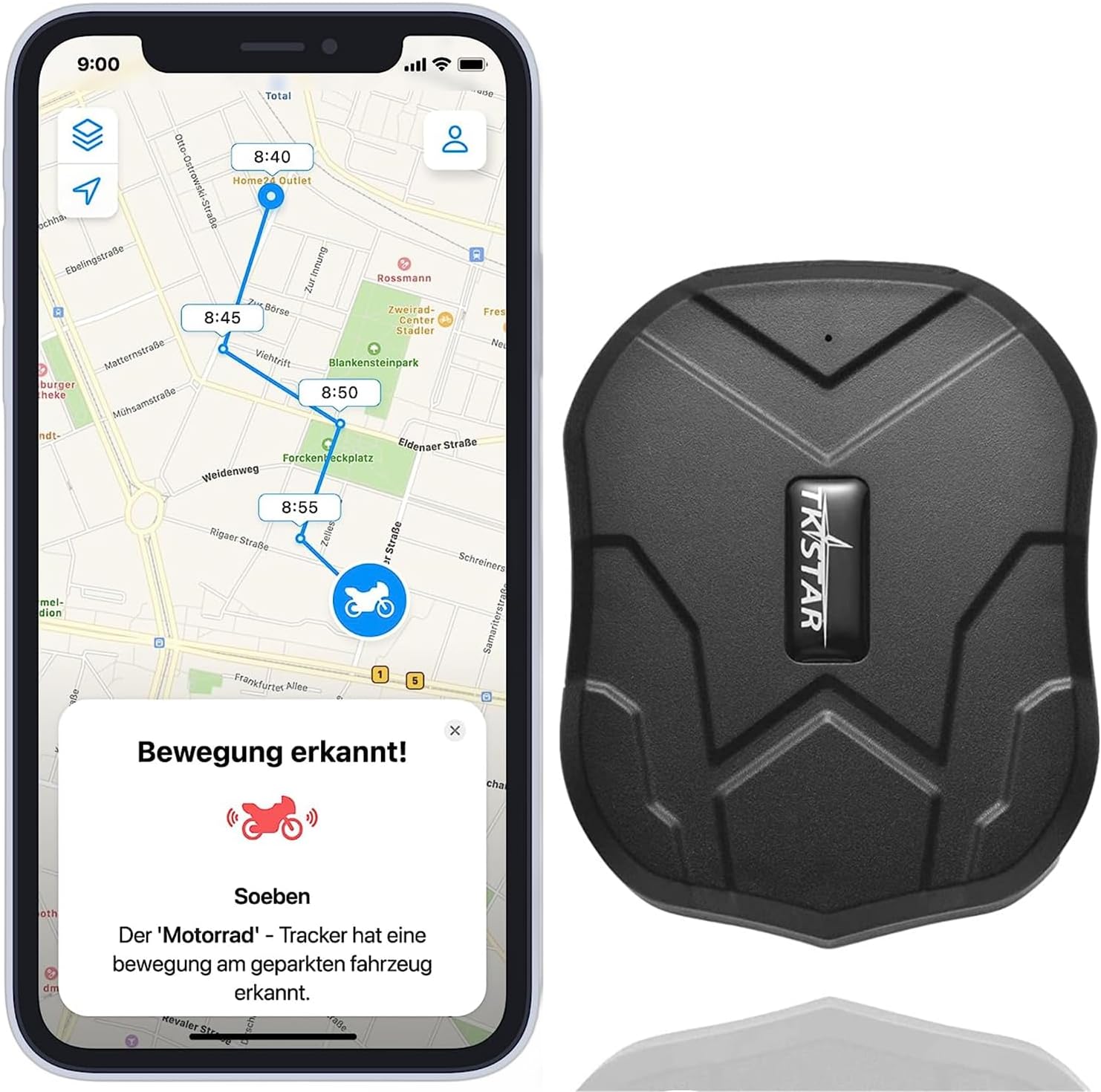 Localizador GPS para Personas, Mini GPS Tracker Rastreador GPS Portátil ...