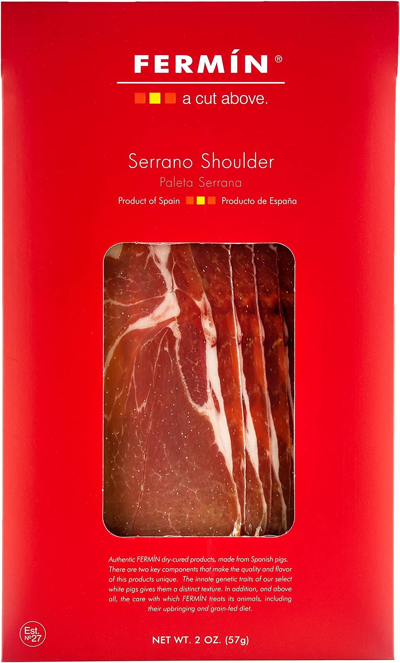 Amazon.com: SERRANO HAM SHOULDER (BONELESS) // PALETA SERRANO SIN HUESO ...