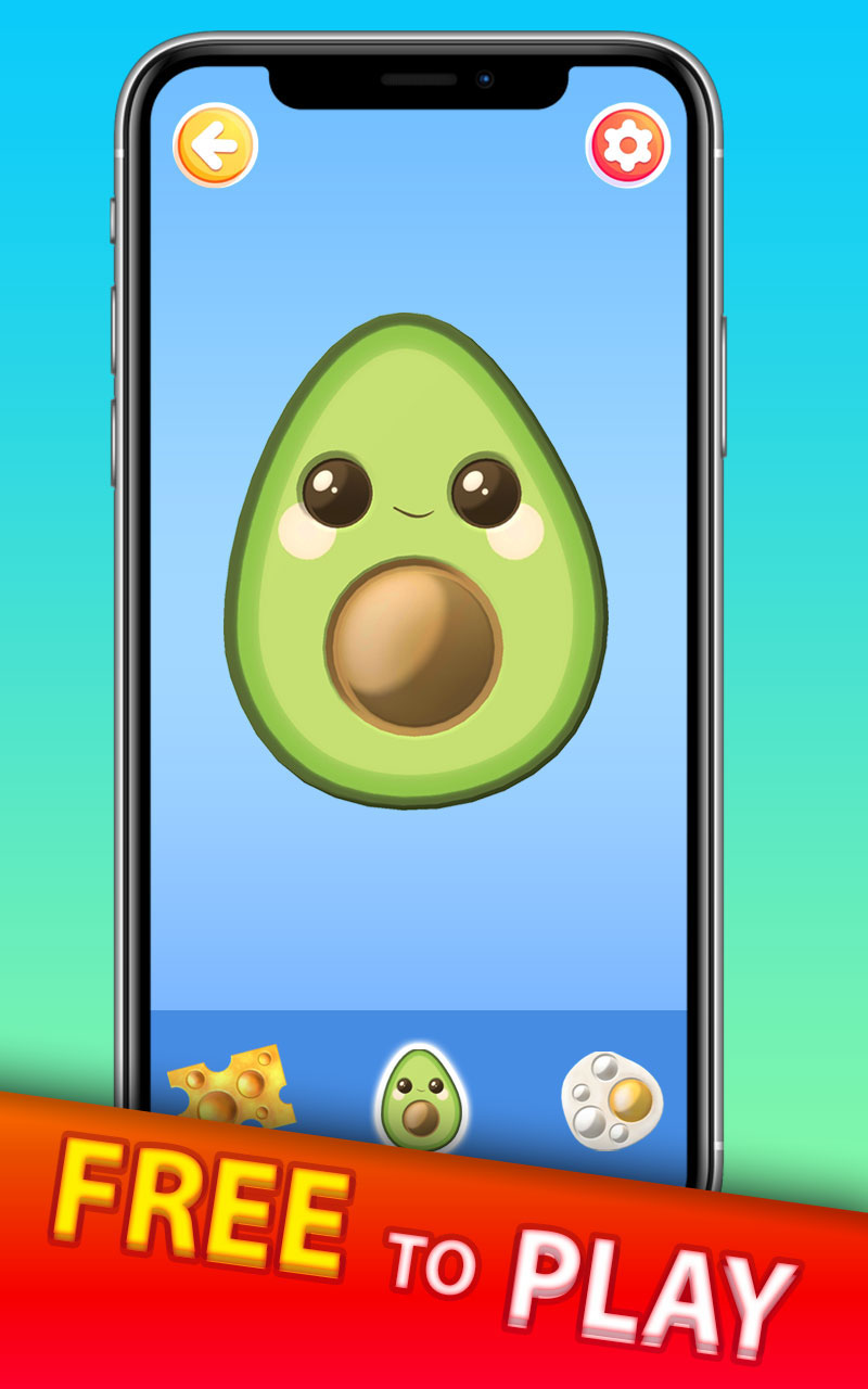 Bubble Pop It Fidget Toys Push 3D - Fidget Pop it Master Antistress ...