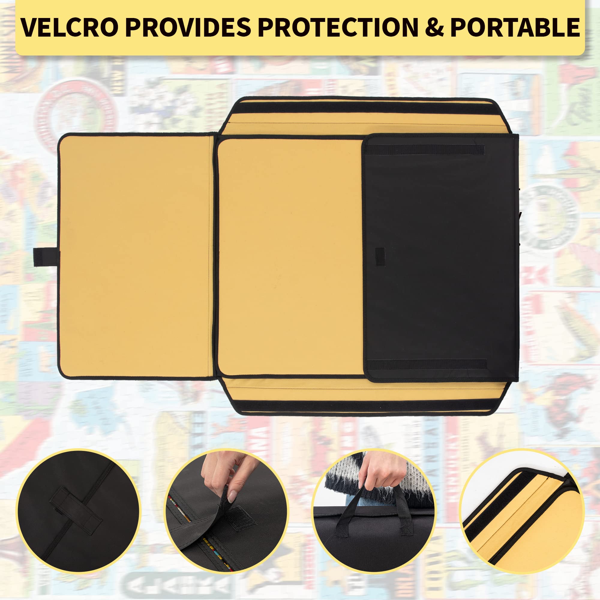 KROFEM 1500 Piece Portable Jigsaw Puzzle Board, Foldable Puzzle Mat ...