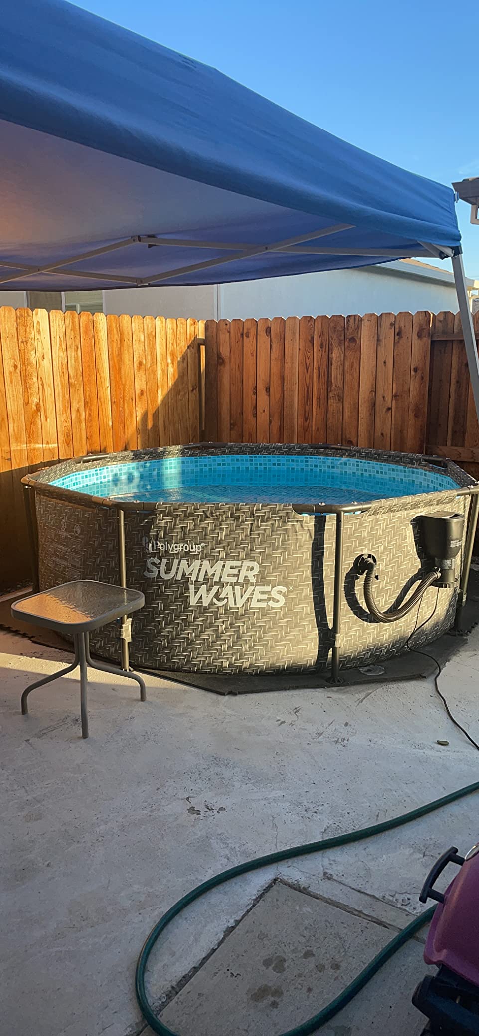$38/mo - Finance Summer Waves 10' x 30" Round Metal Frame Above Ground ...