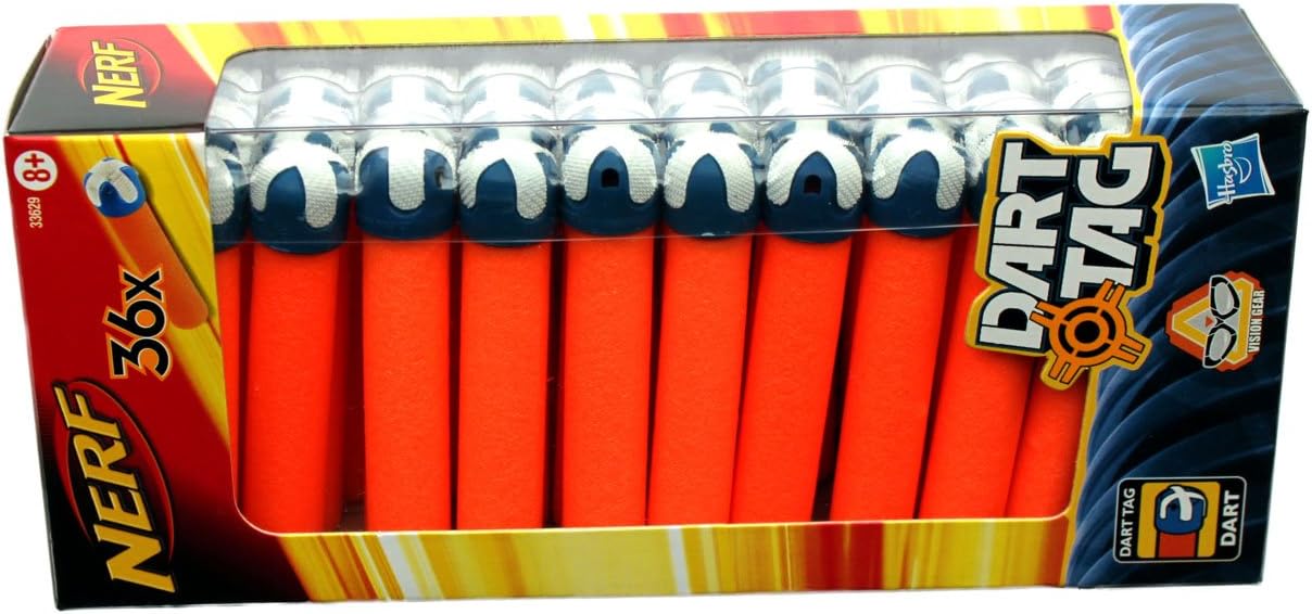 Amazon.com: NERF Mega Dart Tag Refill (36 Pack) : Sports & Outdoors