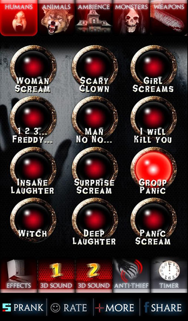 Scary SoundBoard PRO - App on Amazon Appstore