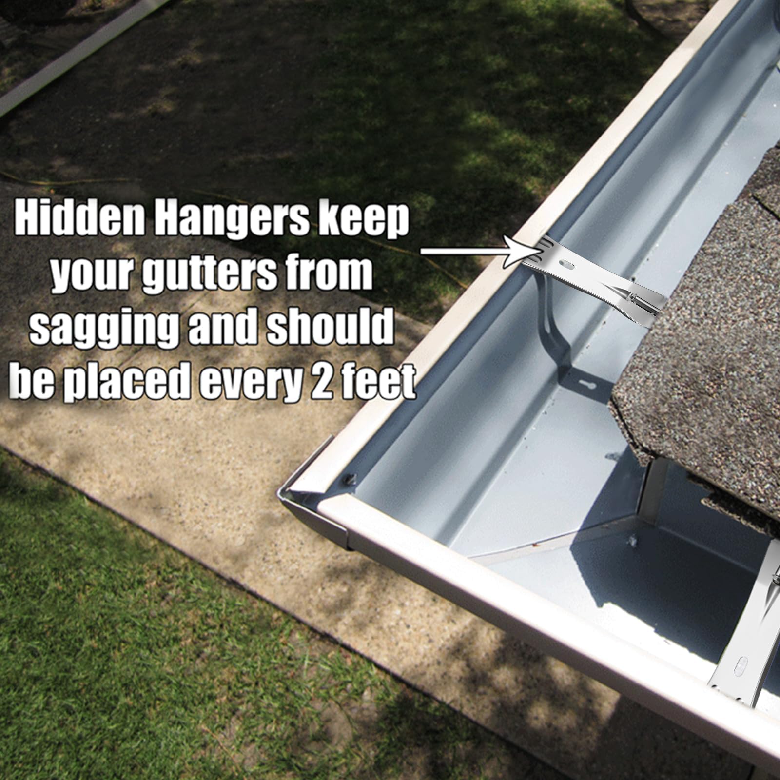 Snapklik.com : 6inch Gutter Hangers (60Pcs)