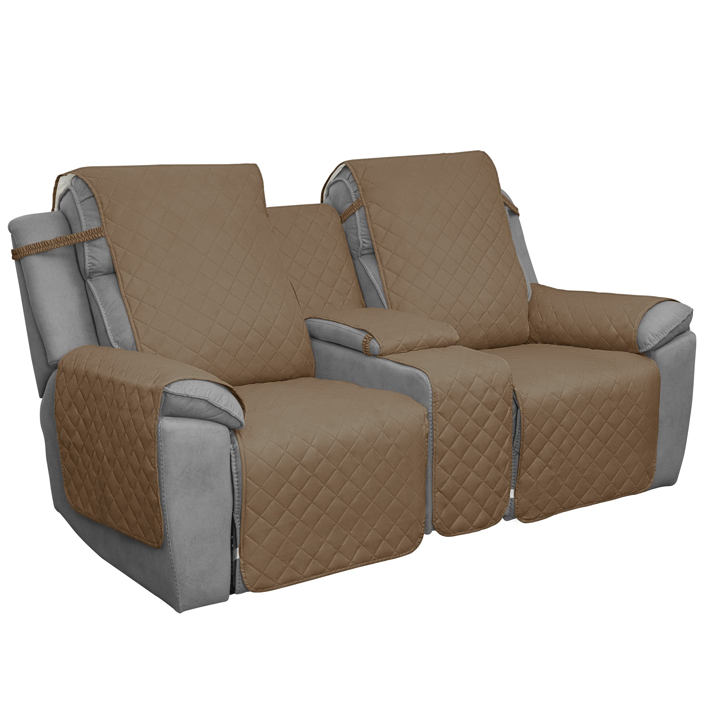 Amazon.com: Easy-Going Loveseat Recliner Cover with Console, Reversible ...