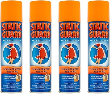 Amazon.com: Static Guard Spray 5.5 oz - Pack of 4 : Health & Household