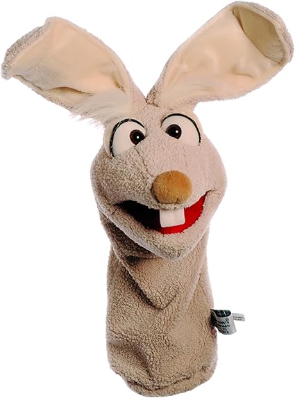 Amazon.com: Living Puppets - Fred The 17-Inch Rabbit, Plush Hand Puppet ...