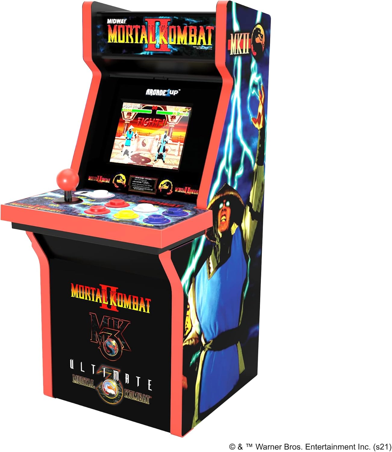 Arcade1Up Mortal Kombat Collectorcade 1 Player Console : Amazon.co.uk ...