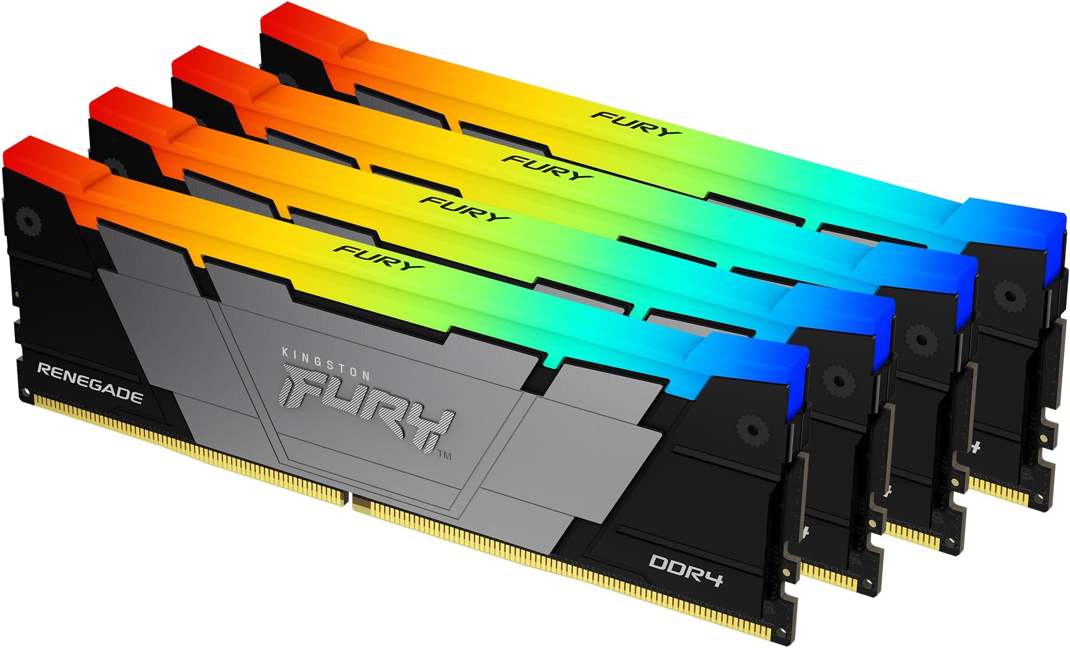 Kingston Fury Renegade Black RGB DDR4, Memoria Gamer para PC, Capacidad ...