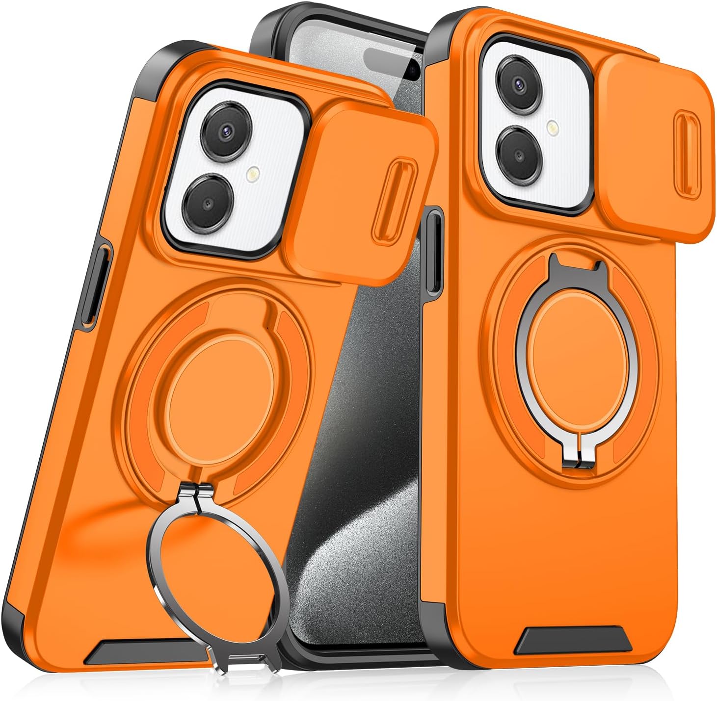 Amazon.com: Hlgcokro for Samsung Galaxy A07 4G Case with Slide Camera ...