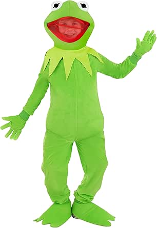 Amazon.com: Kid's Disney Kermit Costume | Exclusive Kid's Costume ...