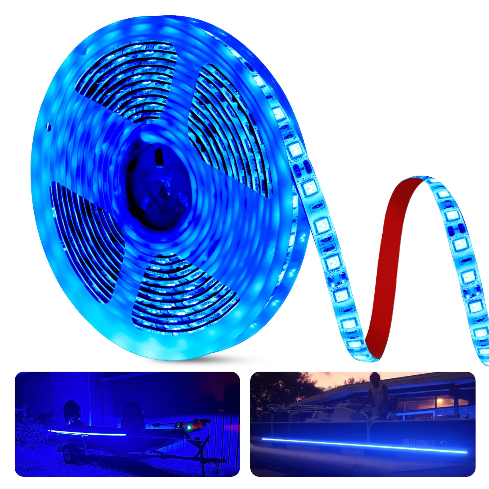 Snapklik.com : JUIOHAKY 25ft Pontoon Boat Lights Marine LED Strip ...