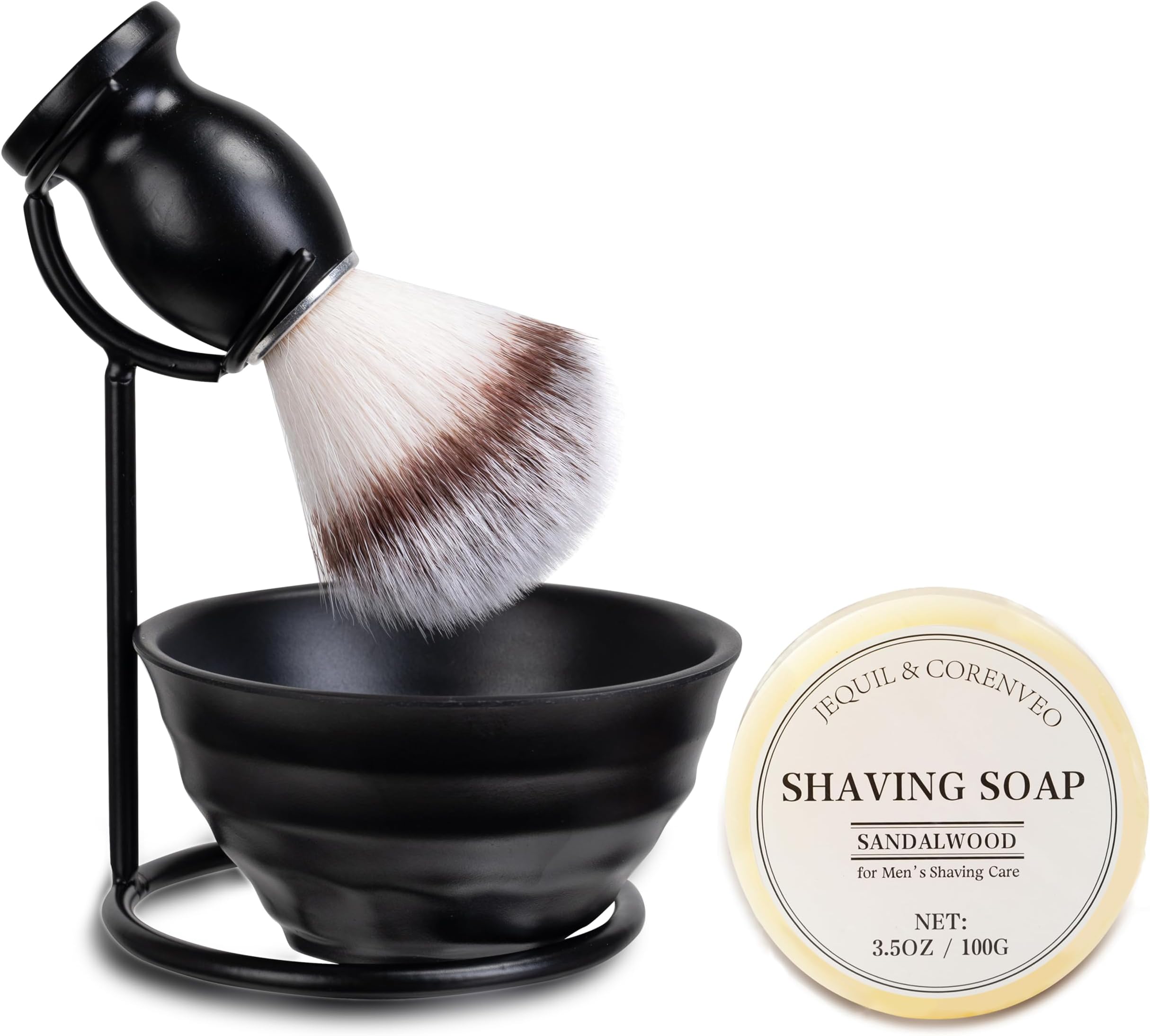 Amazon.com : Shaving Brush Set for Men, 3in1 Shaving Set includes ...