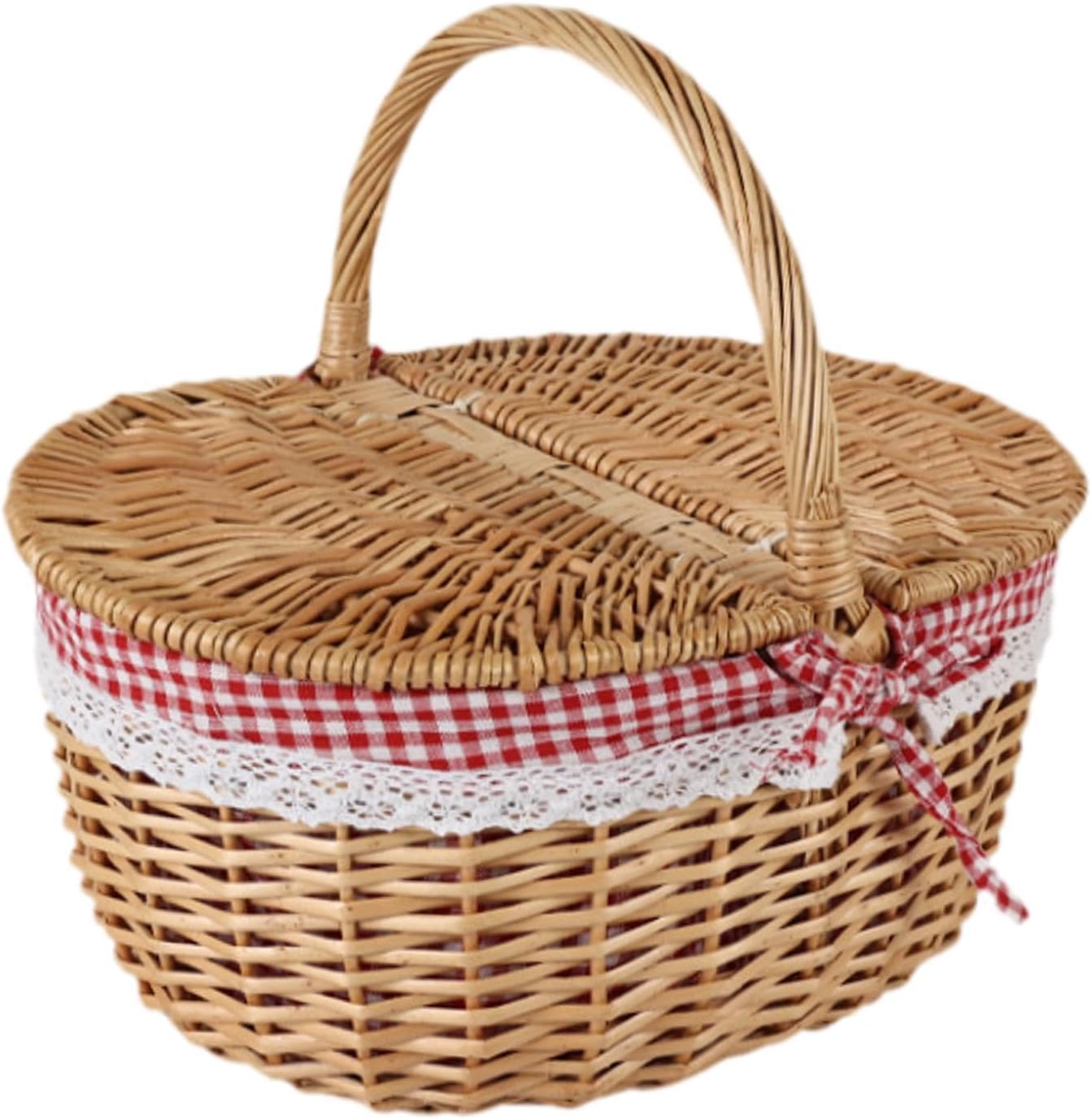 Amazon.com: Wicker Basket Gift Baskets Empty Oval Willow Woven Picnic ...