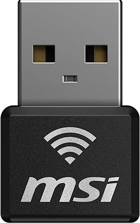 MSI AX1800 Nano WiFi USB Adapter for PC/laptop, WiFi 6 Dual-Band 2.4G ...