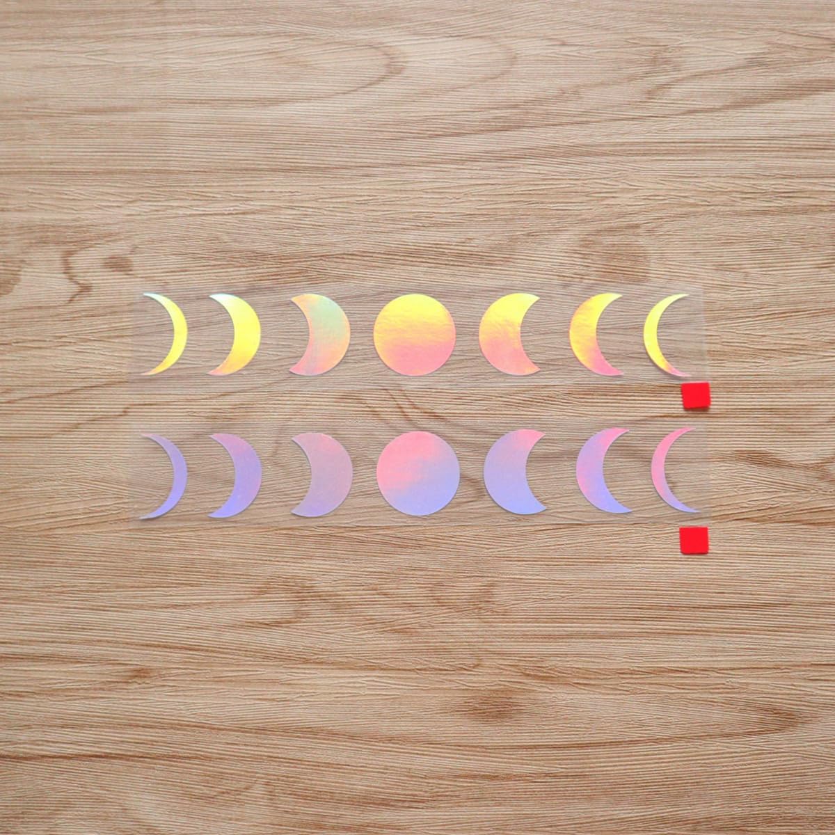 Amazon.com - Moon Phases Lunar Sticker Decal Vinyl - 2 Pack Holographic ...