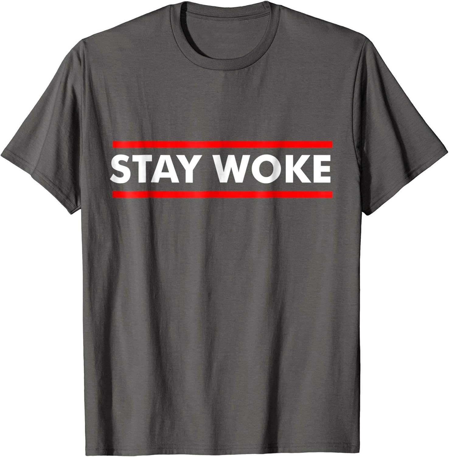 Amazon.com: Stay Woke Protest T-Shirt, Informed Gift Shirt : Clothing ...