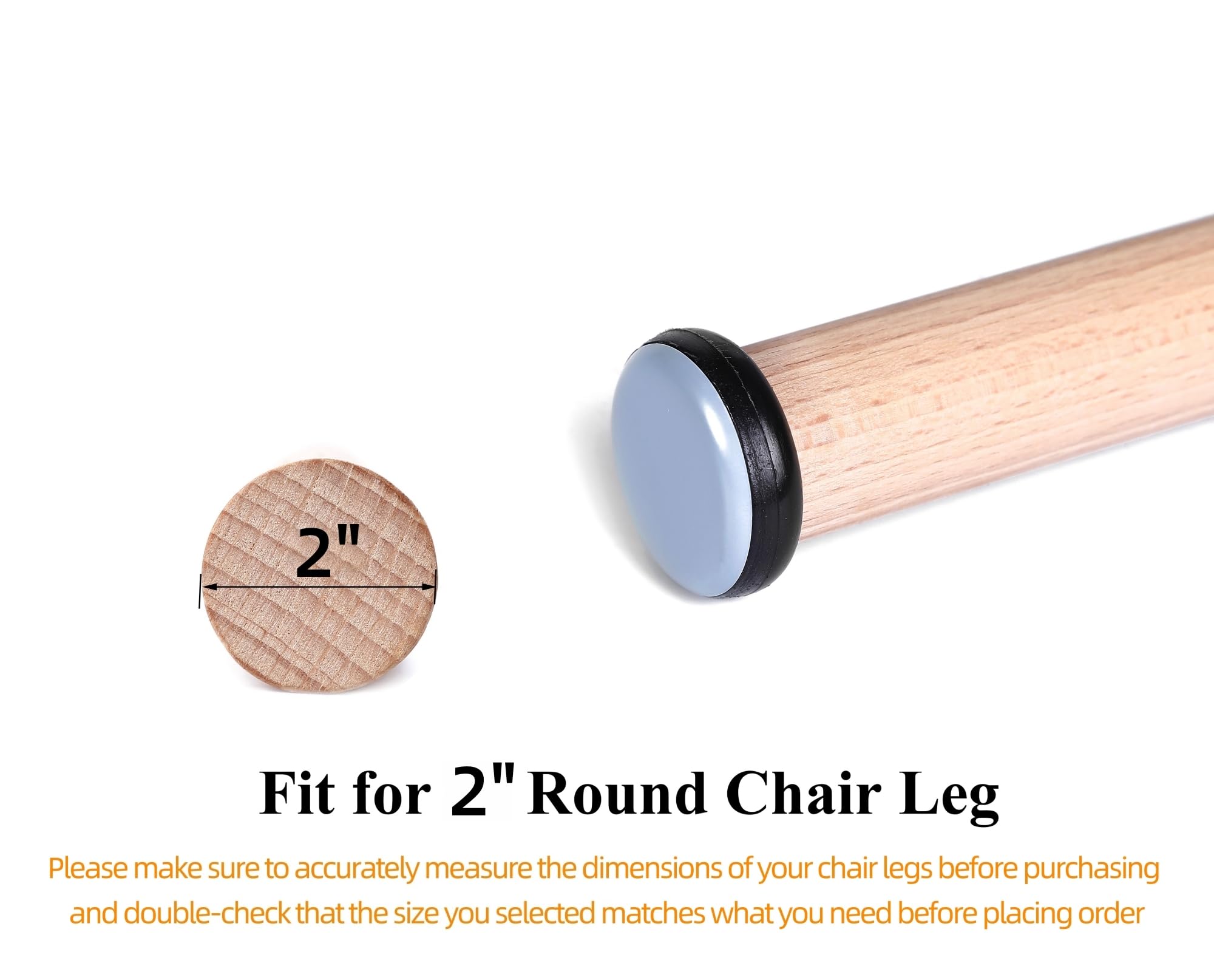 Snapklik.com : Furnigear Chair Glides Sliders Chair Leg Tip caps-Best ...