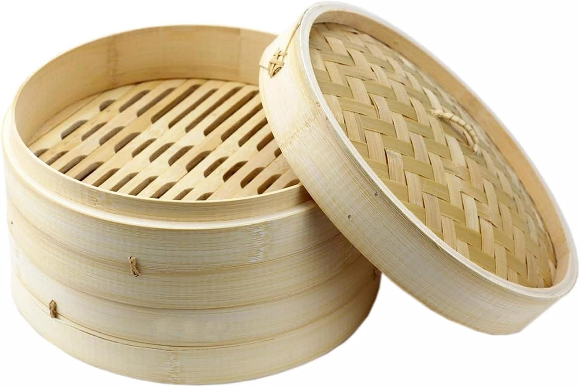 Amazon.com: JapanBargain 2221, Bamboo Steamer Basket 6 inch Chinese ...