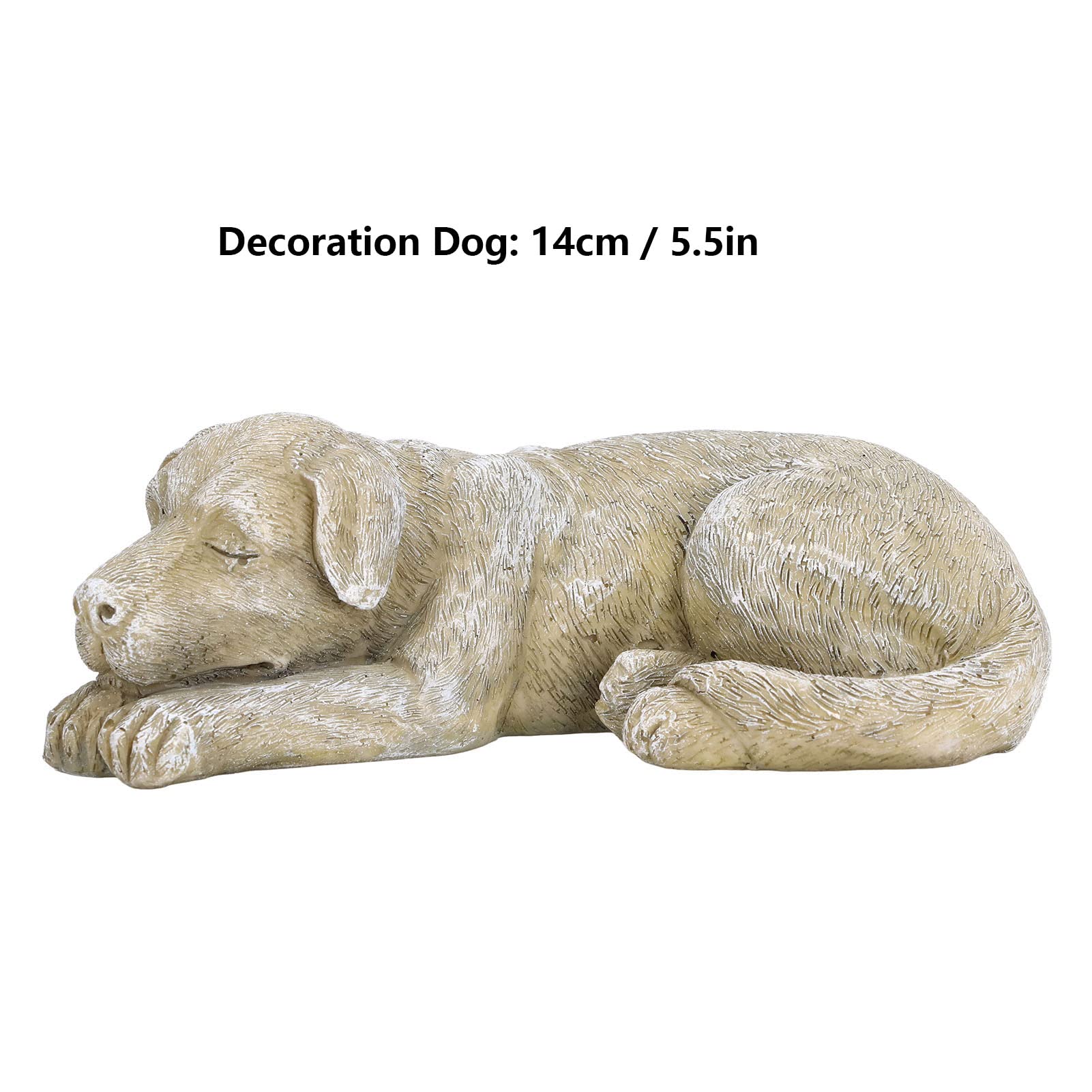 Snapklik.com : Dog Garden Statue, 5.5in Mini Puppy Garden Memorial ...
