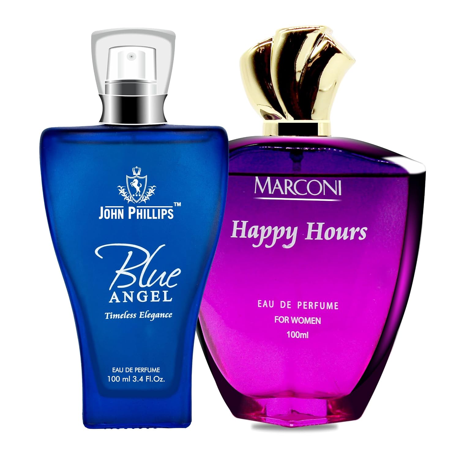 Buy John Phillips Men & Women BLUE ANGEL & HAPPY HOURS | Long Lasting ...