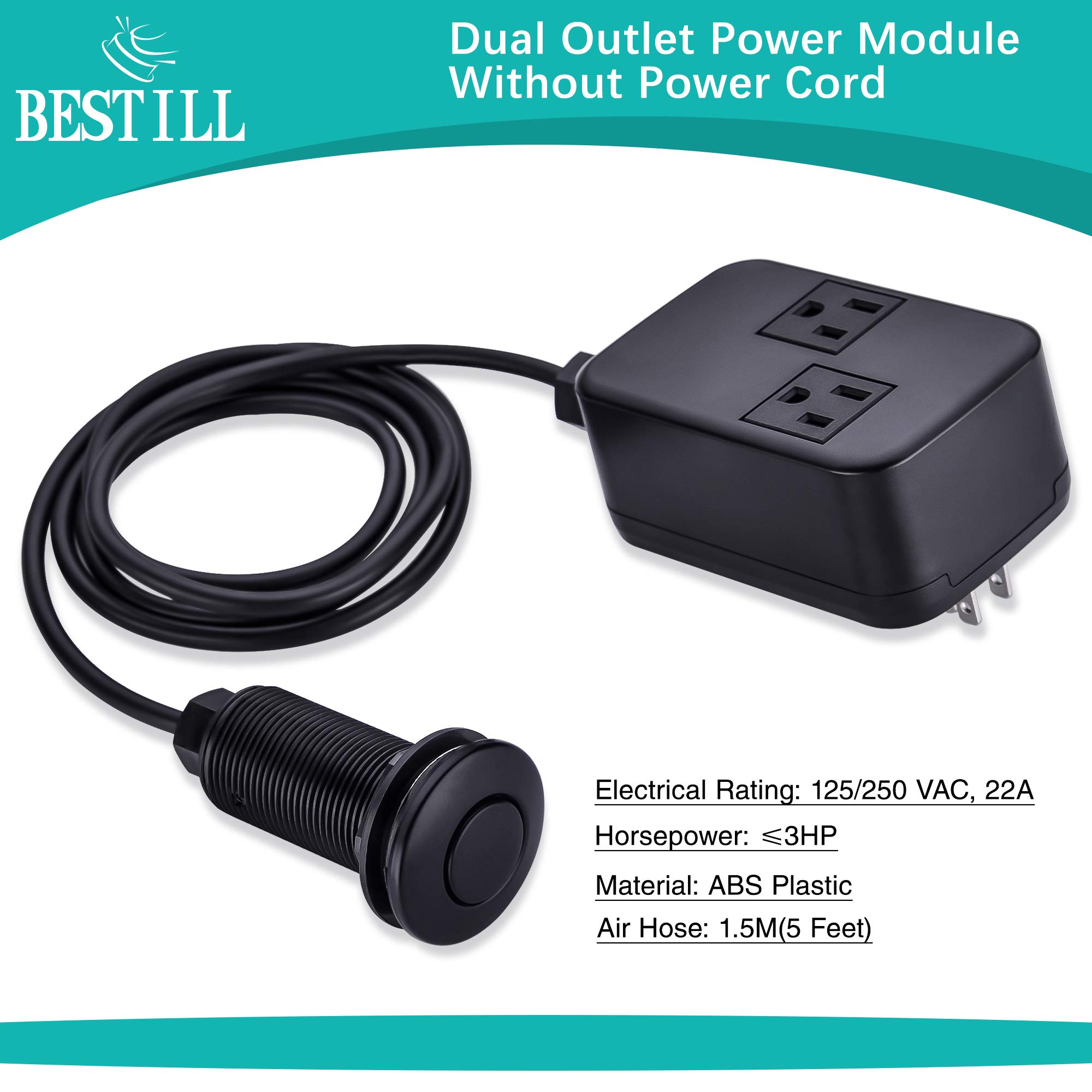 Snapklik.com : BESTILL Sink Top Garbage Disposal Air Switch Kit