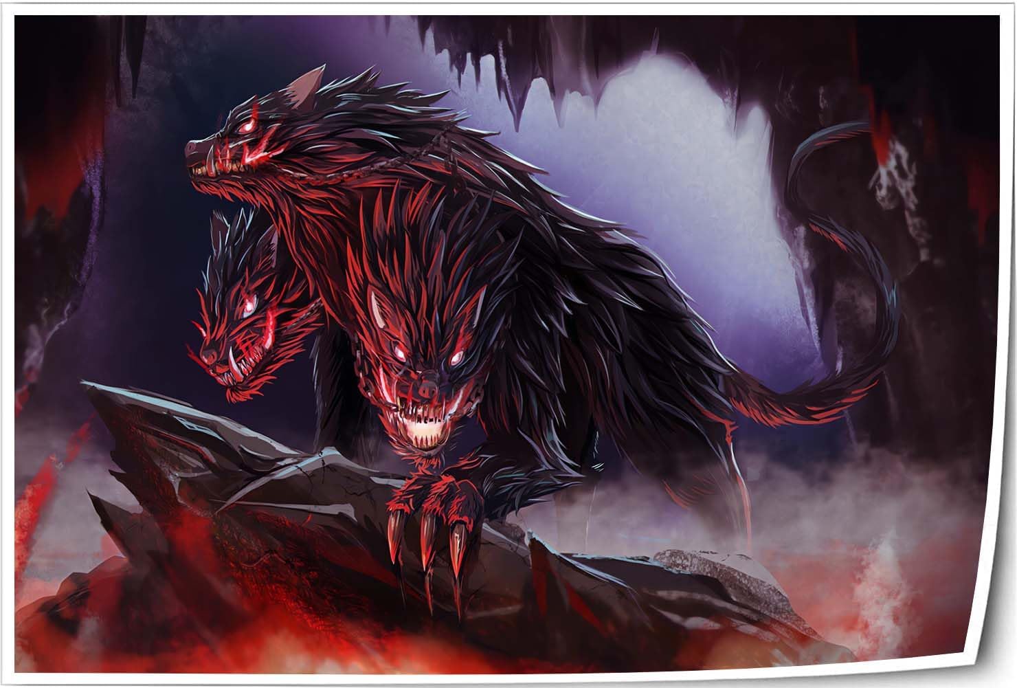 Amazon.com: Stantini Cerberus Wall Art Greek Mythology Wall Art Prints ...