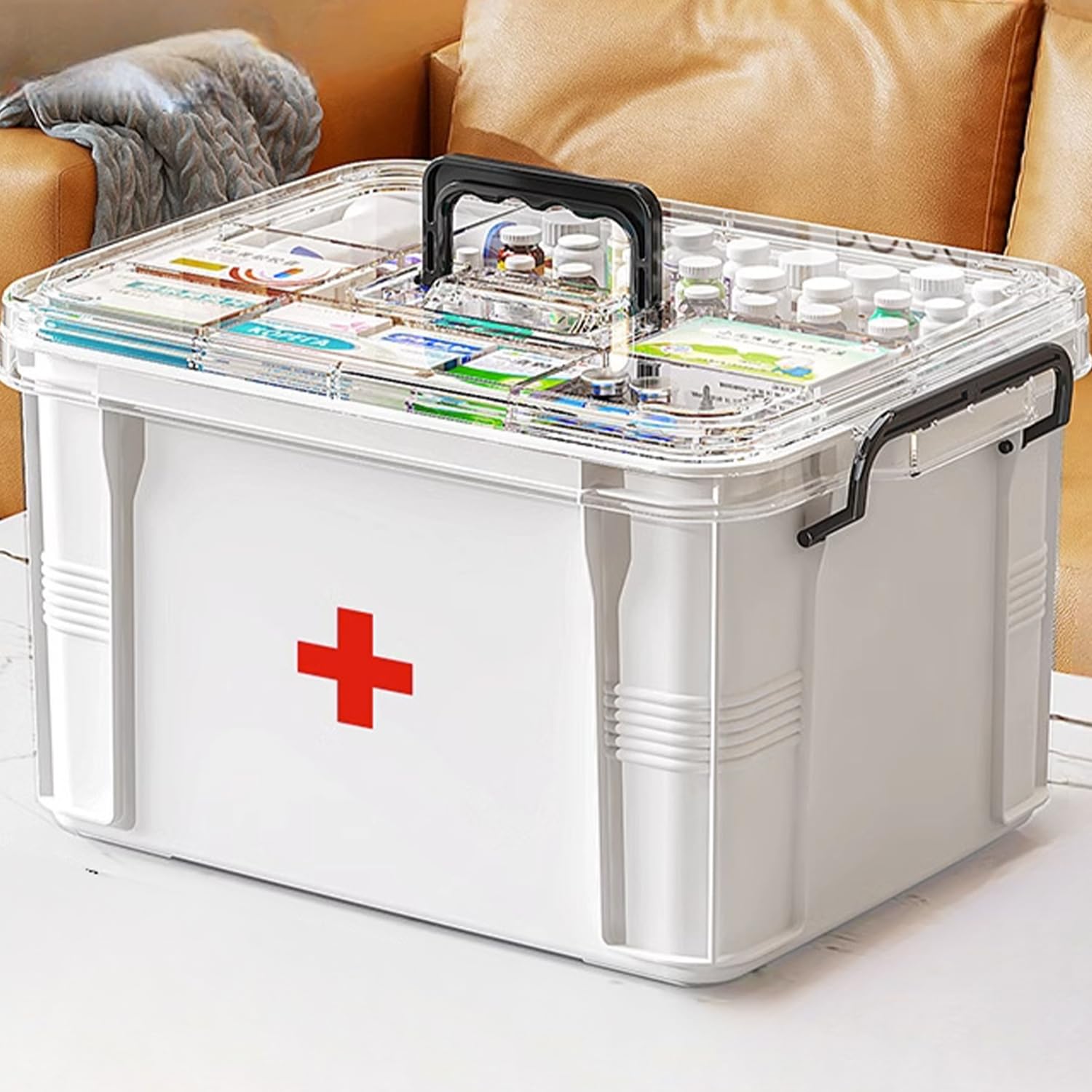 Medicine Storage Box,Household Medicine Storage Box Organiser,First Aid ...
